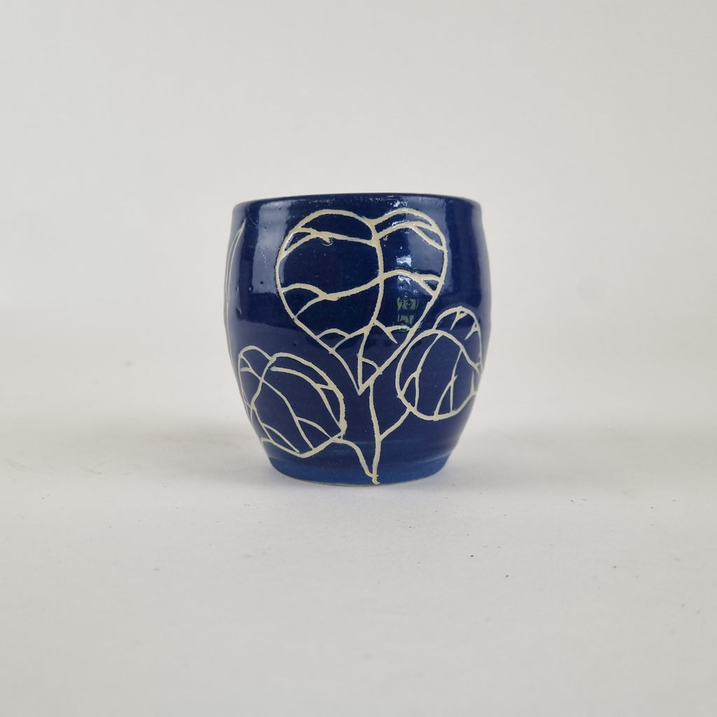 Beaker - Blue & White – Monte Lupo Arts